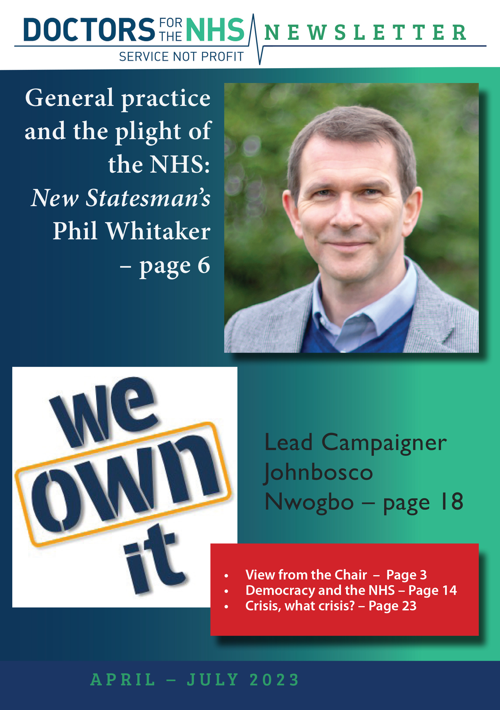 Newsletters - Doctors For the NHS - nhsca